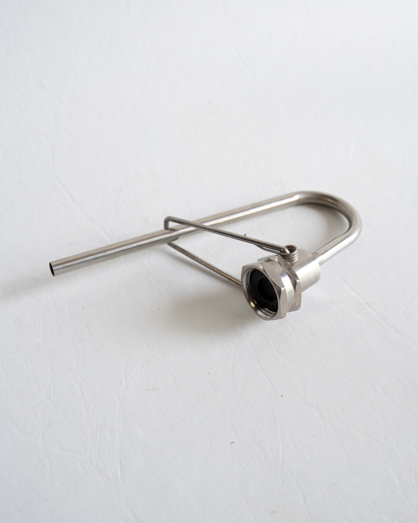 Stainless Steel Bottle Rinser with Ball Valve - Watson's Barrels & Wine ...